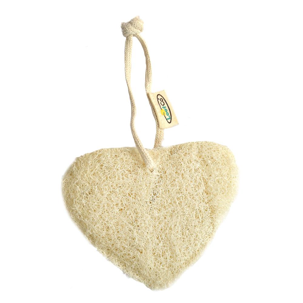 Heart Shaped LoofCo Bath-time Loofah, eco-friendly and zero plastic.